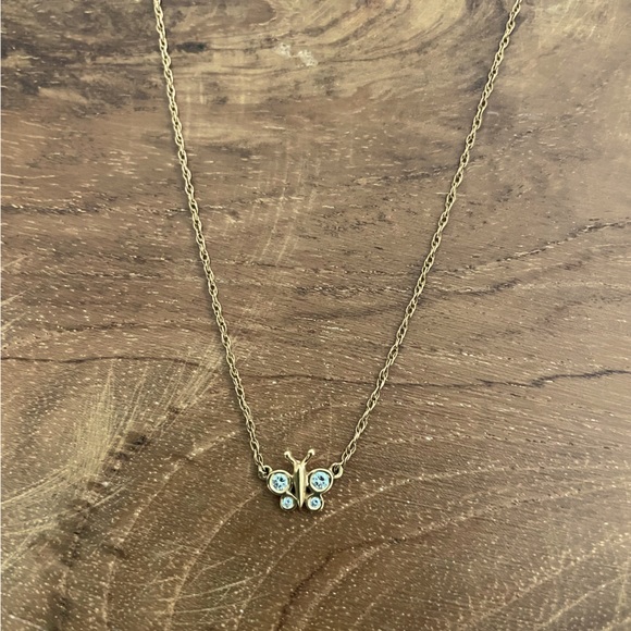 Jewelry | Victoria Cunningham 18k Diamond Butterfly Necklace | Poshmark